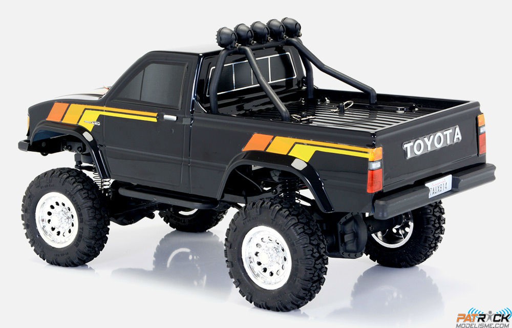 Thunder tiger 4x4 Toyota Hilux Pick-up truck 1/12 RTR Noir