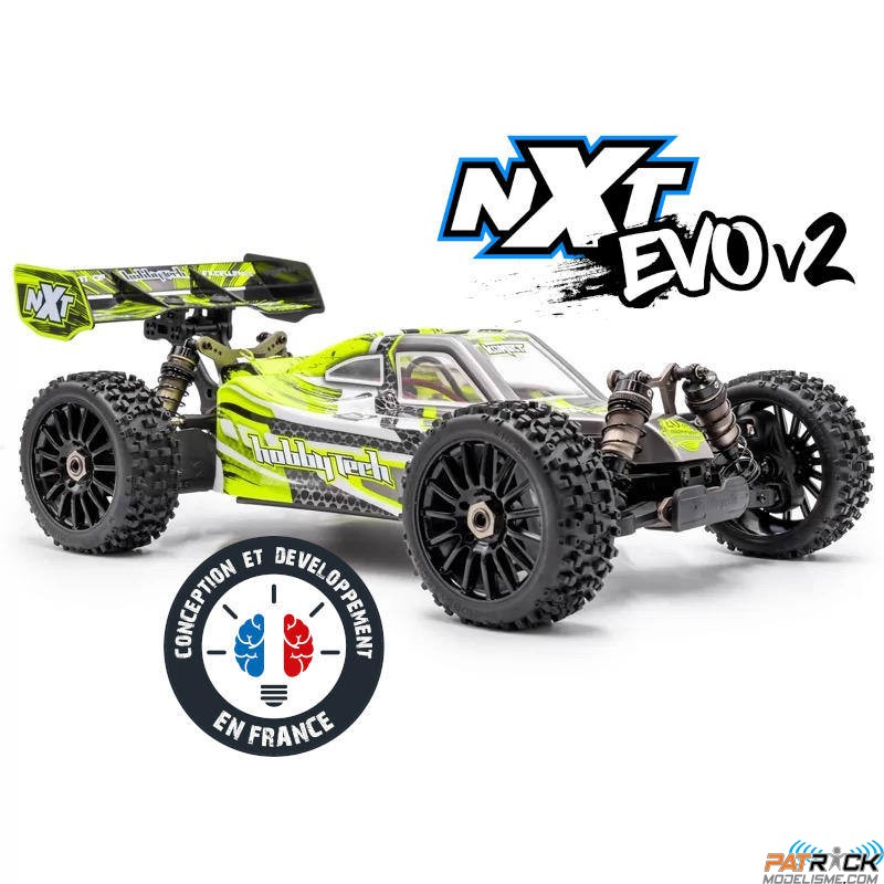 Hobbytech Spirit NXT EVO 4S V2 Jaune 1/8e Prête à rouler - Voiture