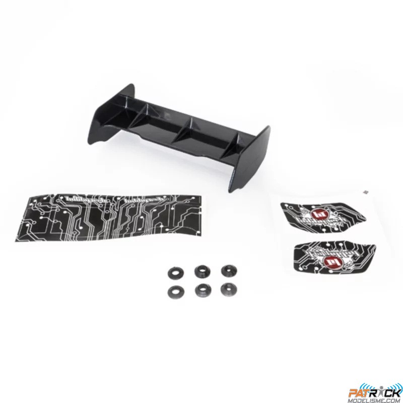 Aileron Noir Universel 1/10e + stickers