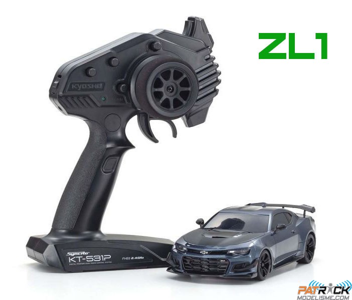 Kyosho Mini-Z RWD Chevrolet Camaro ZL1 1LE Shadow Grey + LED