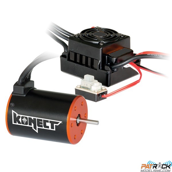 Combo Konect brushless 1/10 WP 50A+Konect 4P 3650 4000KV+carte