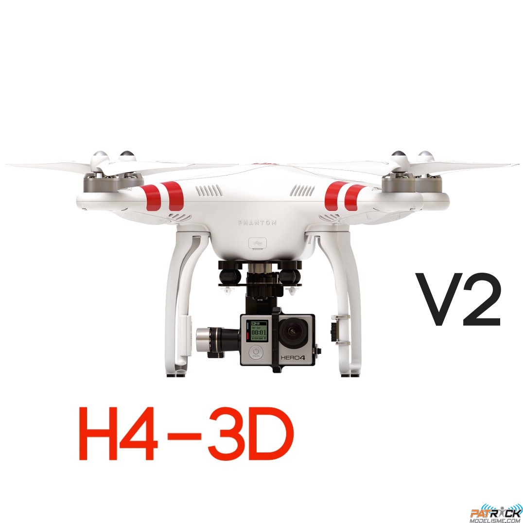 Dji PHANTOM 2 - V2 - Prêt à voler + ZENMUSE H4-3D