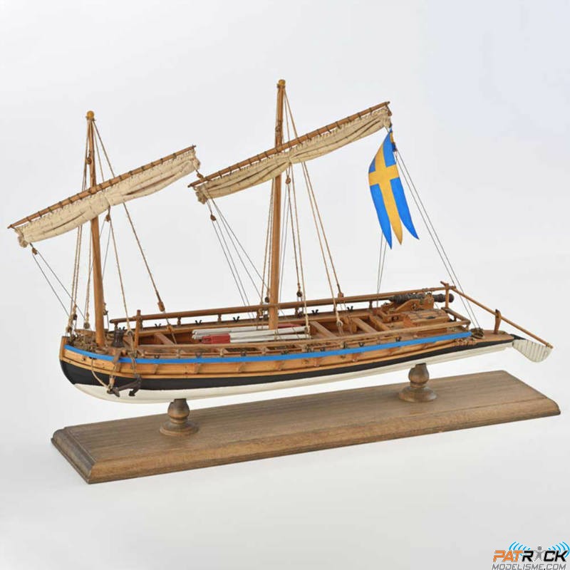 1/70e Amati Cannonière Suedoise - 1775 - Maquettes à construire - Bateau