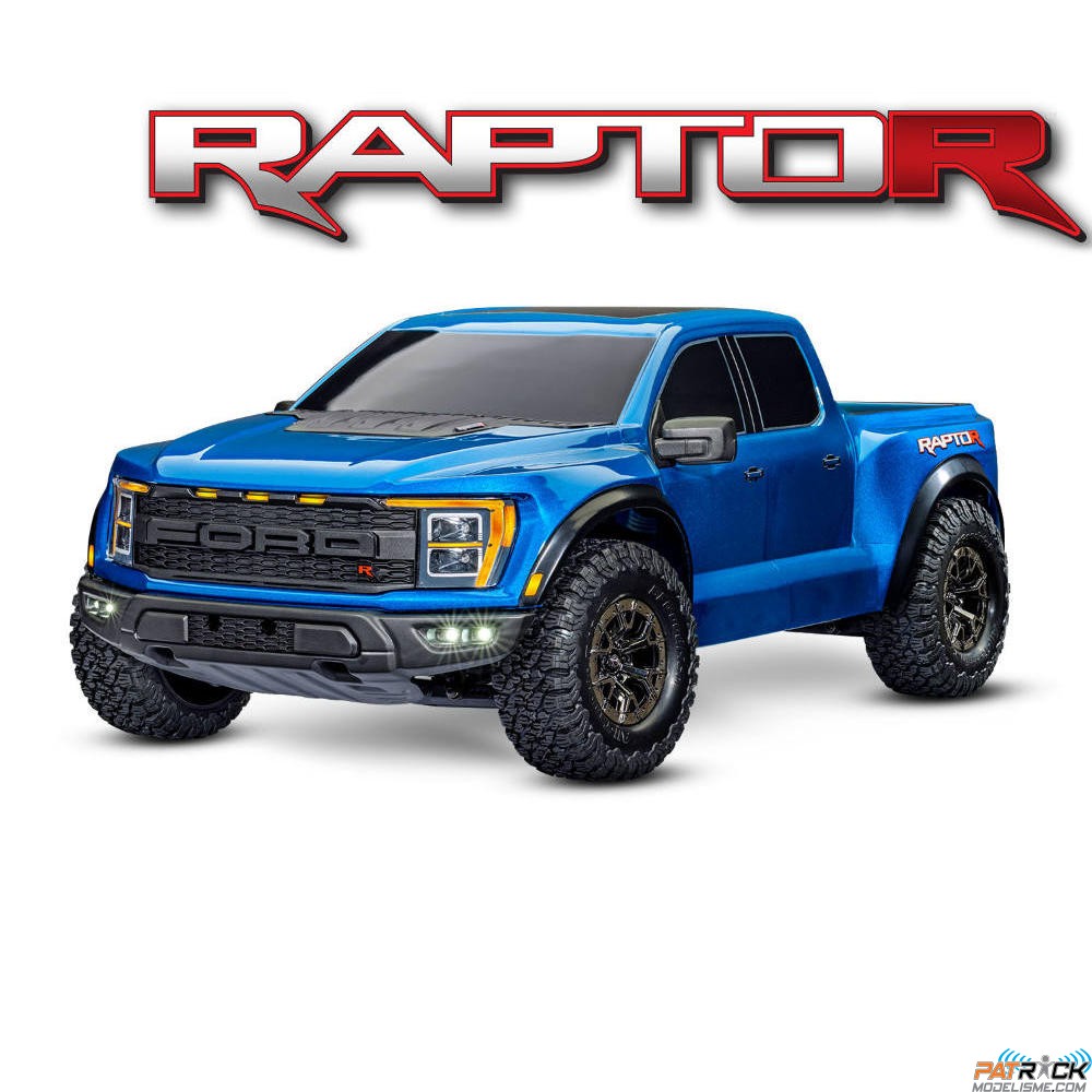 Traxxas Ford Raptor R 4x4 Brushless Bleu 1/10e
