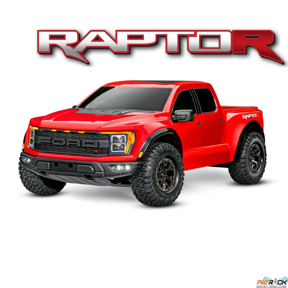 Traxxas Ford Raptor R 4x4 Brushless Rouge 1/10e