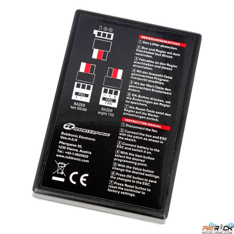 Carte de programmation Robitronic
