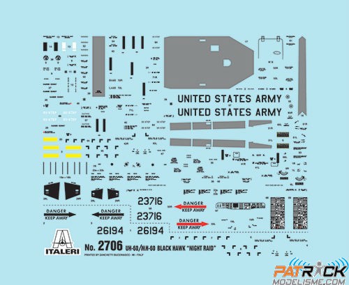 1/48e Italeri UH-60/MH-60 Black Hawk "Night Raid" - Hélicoptères ...