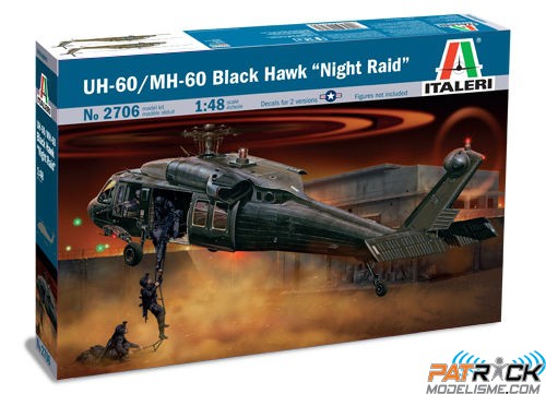 1/48e Italeri UH-60/MH-60 Black Hawk "Night Raid" - Hélicoptères ...