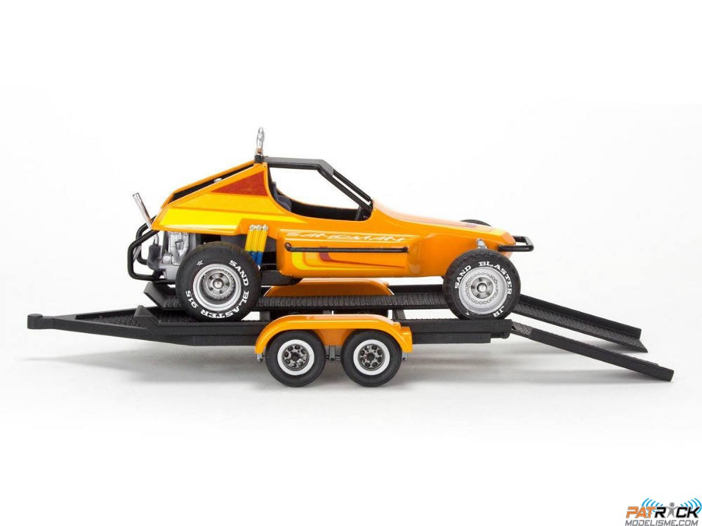 1/25e Revell Ford Bronco Half Cab + remorque + Buggy Sandman II