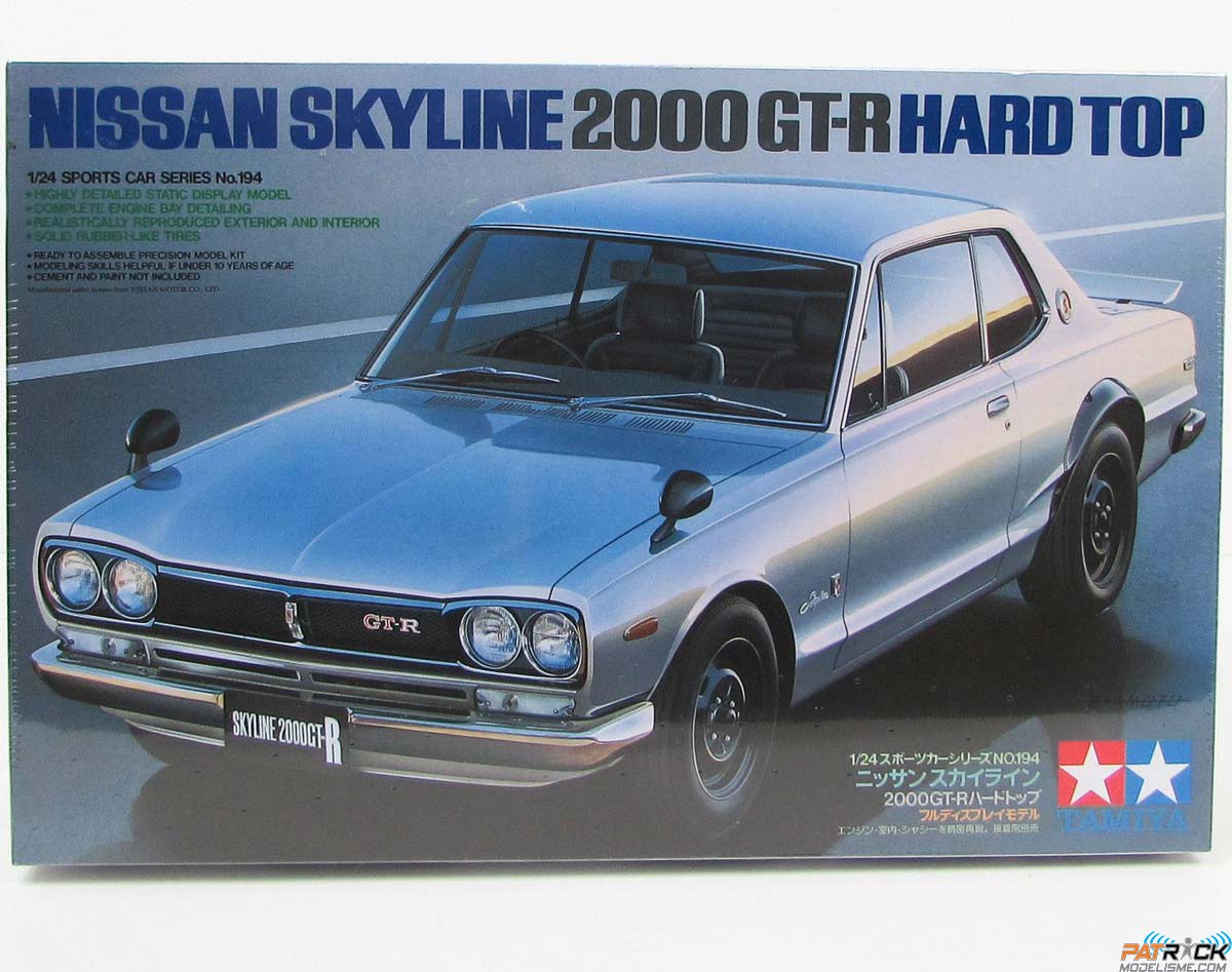 1/24e Tamiya Nissan Skyline 2000 GT-R Hard Top - Boutique Maquette