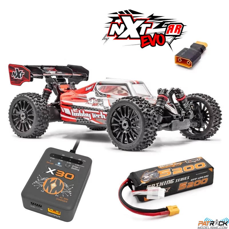 Hobbytech Spirit NXT EVO RR Rouge - 1/8e - Prêt à rouler
