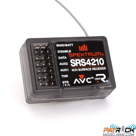 Spektrum DX4S DSMR, récepteur SR410+SR4210