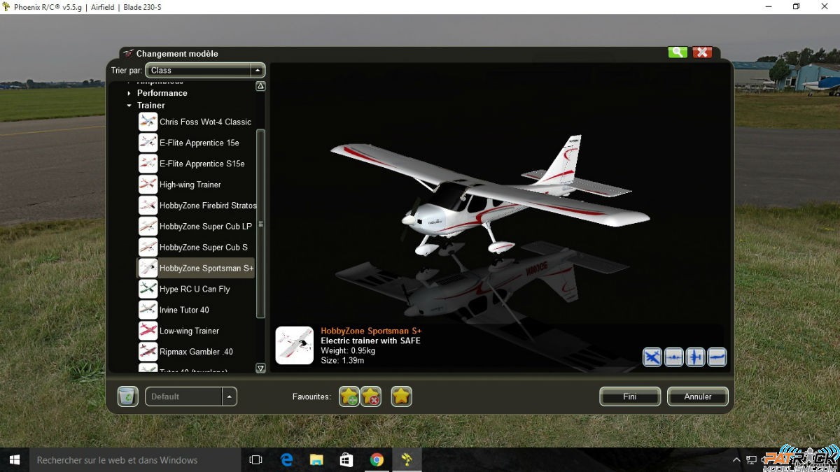 Simulateur Phoenix RC V5.5 Interface