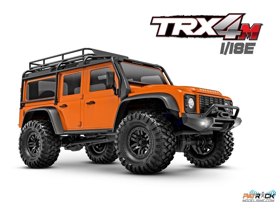 Traxxas TRX-4M Land Rover Defender 1/18e Orange - Prêt à rouler SUR ...