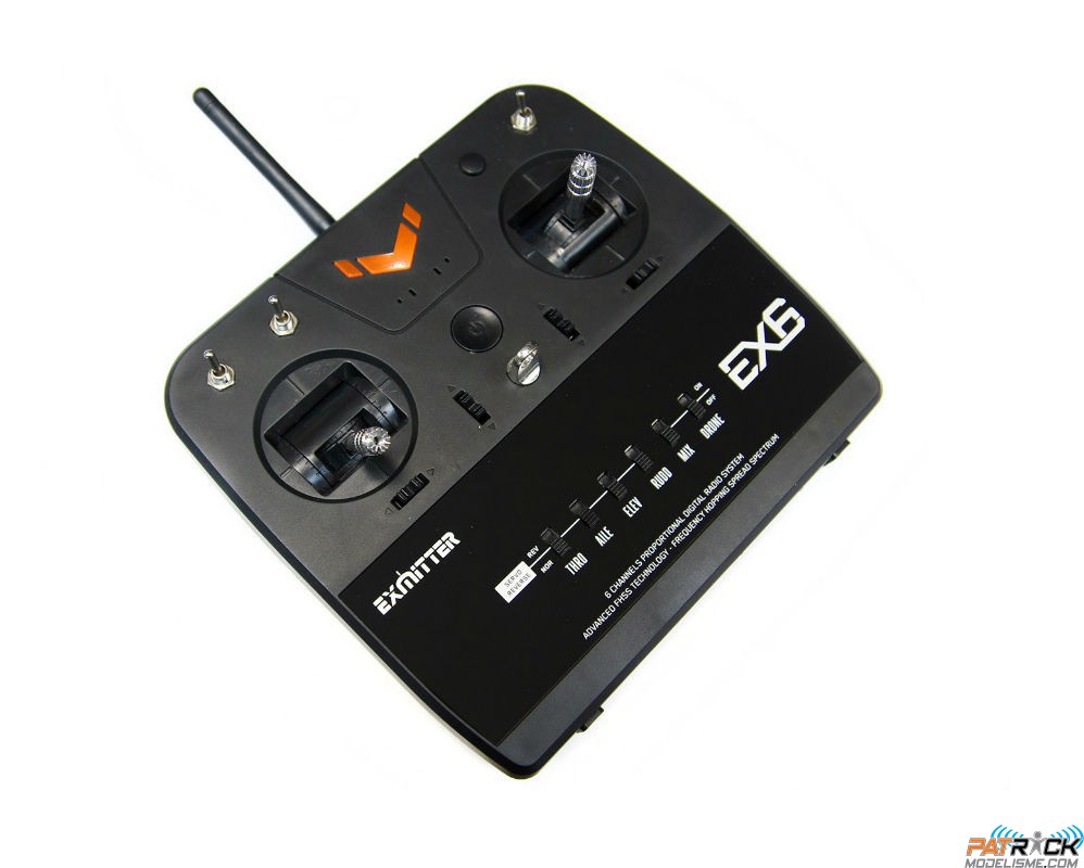 Volantex RC Exmitter EX6 + RX 7 voies