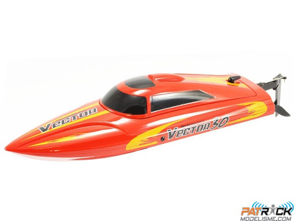 Volantex rc Vector 30 Mini Racing Boat Rouge - Prêt à naviguer